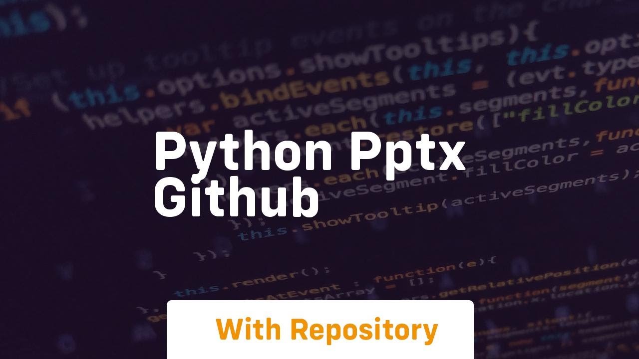 python pptx github