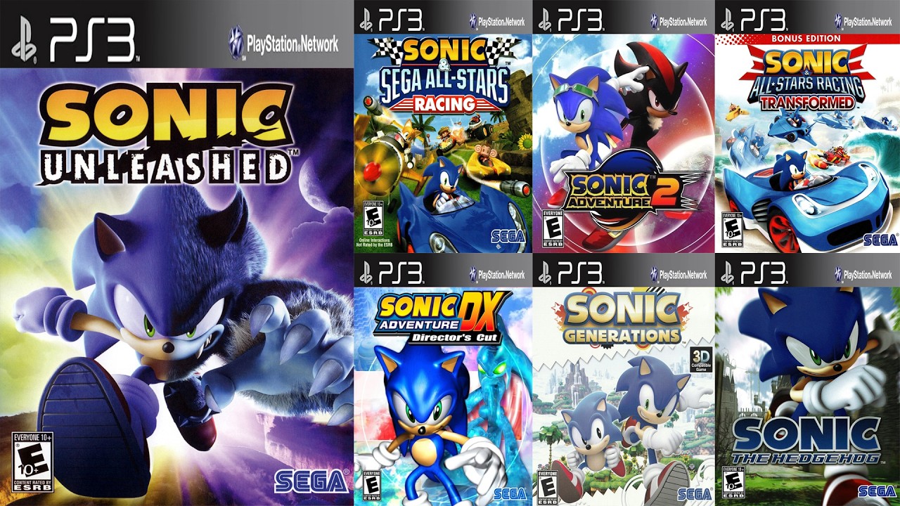 All Sonic Games On PS3 |  Playstation 3