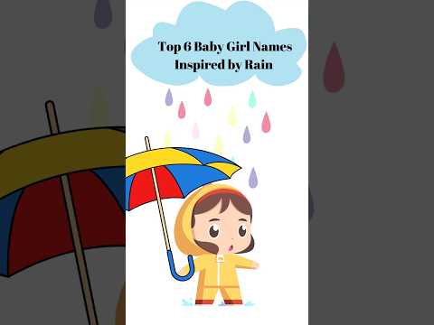 Top 6 Baby Girl Names Inspired by Rain #youtubeshorts #uniquenames #cutebaby #name #babygirl #hindu