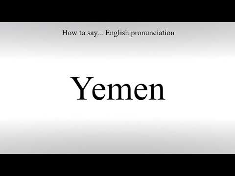 How To Pronounce Yemen - How To Say: American pronunciation