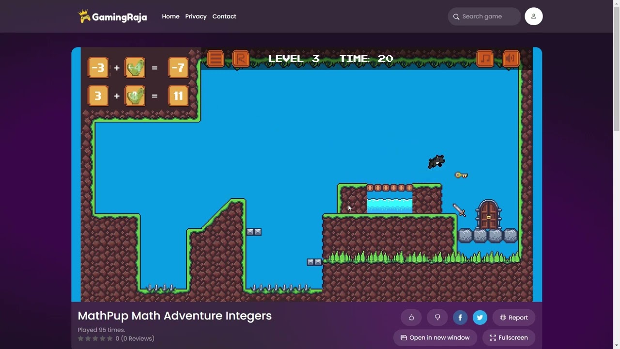 MathPup Math Adventure Integers Gameplay
