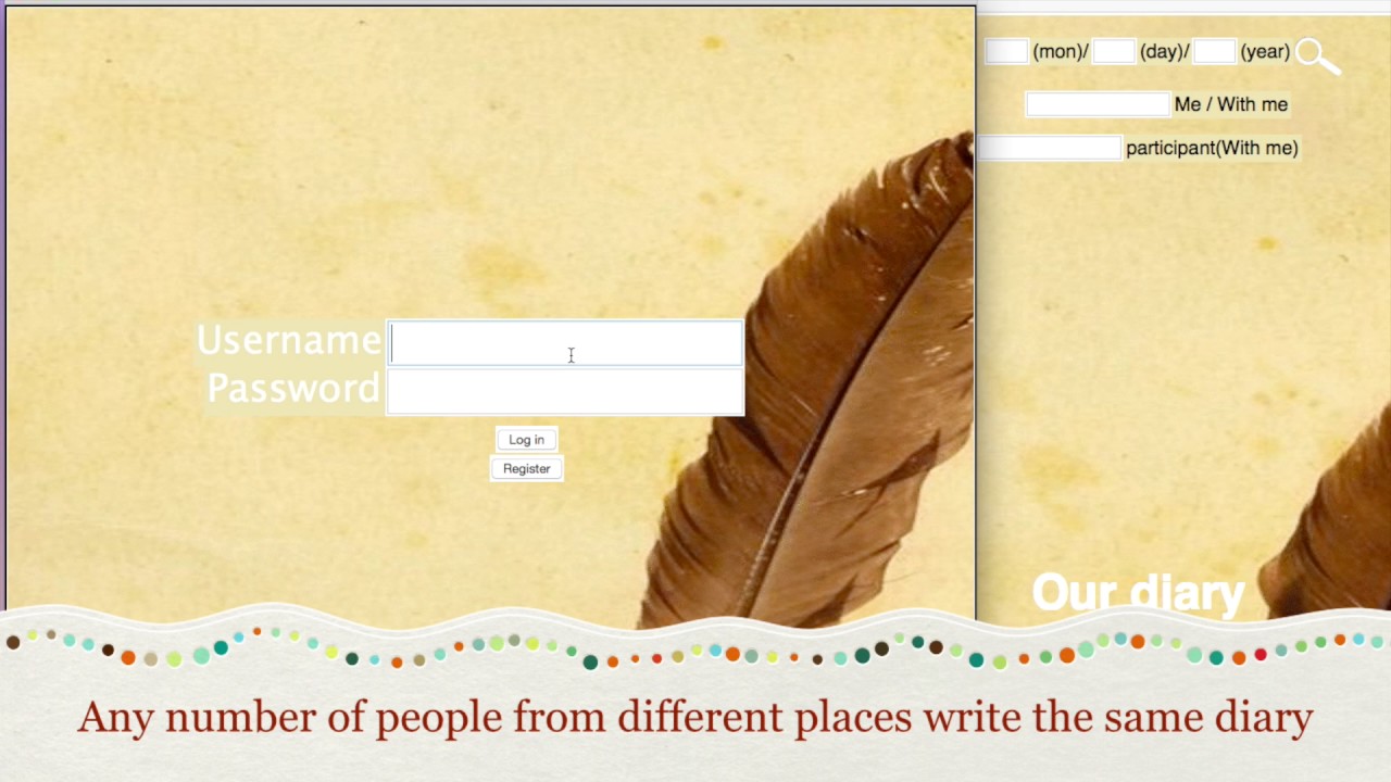 Secret diary--112 TERM PROJECT(Lu Chen)