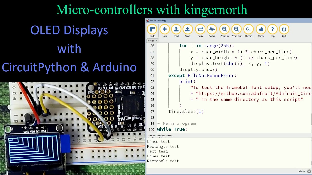 OLED Displays with CircuitPython and Arduino
