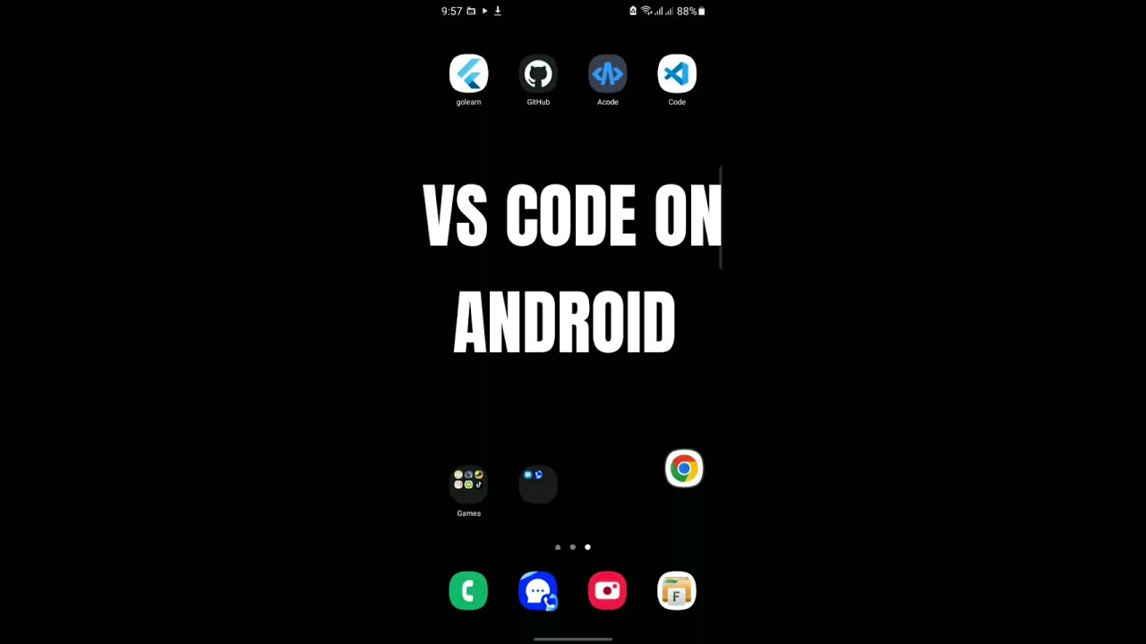 vscode on Android phone