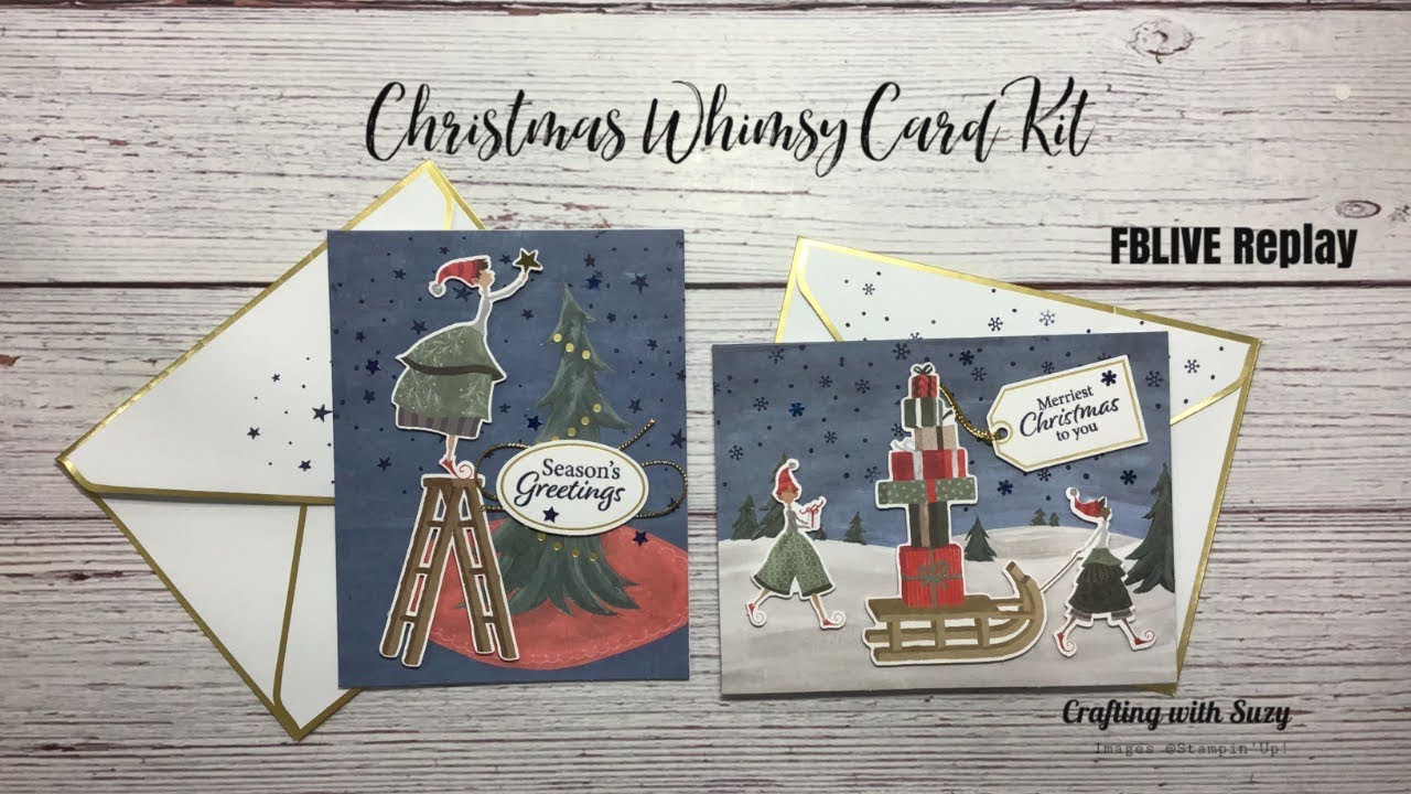 Christmas Whimsy Card Kit Assembly