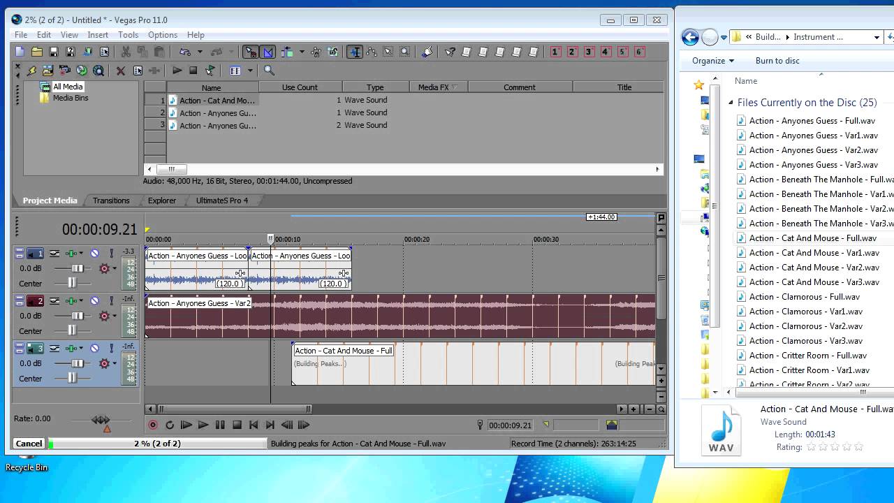Tutorial: Mixing Audio in Sony Vegas Pro 11
