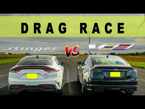 2022 Kia Stinger GT Races Cadillac CT5-V, It’s Pretty Close - autoevolution