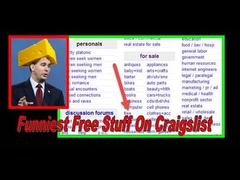 Today On Craigslist Everything Is Free - "Free stuff on craigslist" Funny