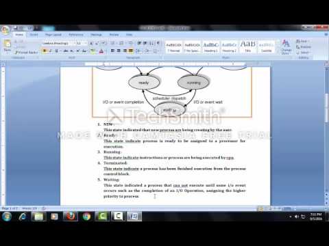 Process Five State Model & Types of Scheduler(Lecture #7) By Prof.Vikash Katariya