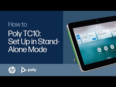 Poly TC10: Set Up in Stand-Alone Mode | HP Support