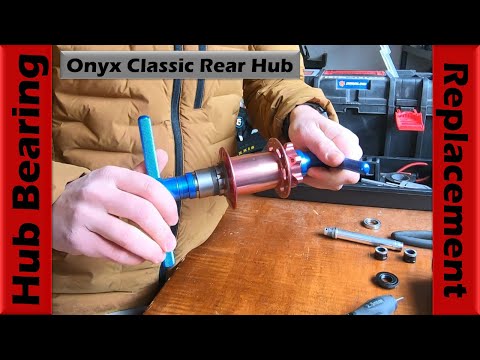 How To Replace a Mountain Bike Hub Bearing (Onyx Classic Rear Hub)