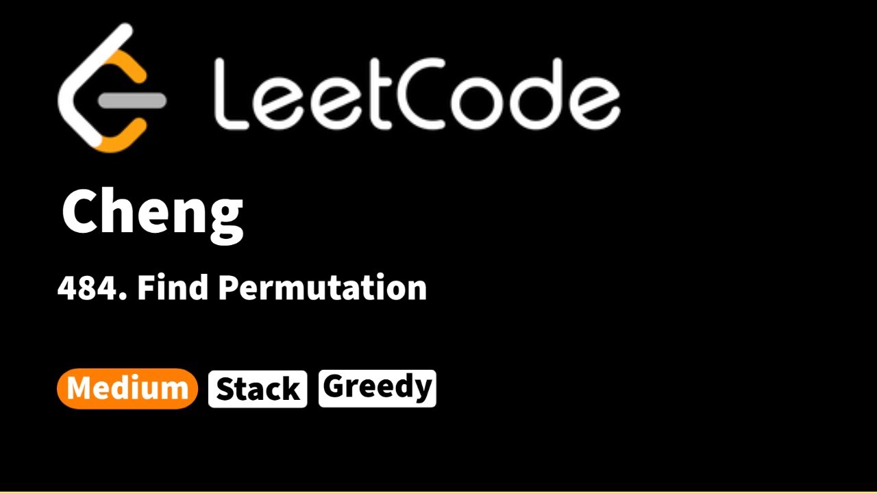 LeetCode 484. Find Permutation