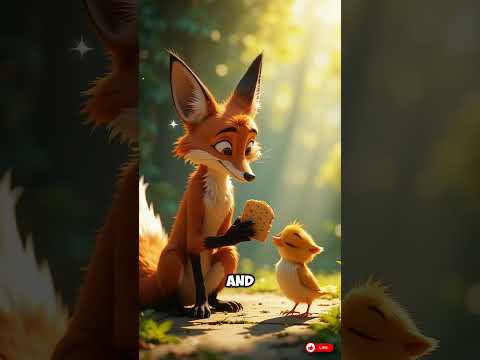The Kind Fox and the Hungry Bird #HeartTales #KindnessMatters #animalstories #facts #moralstory