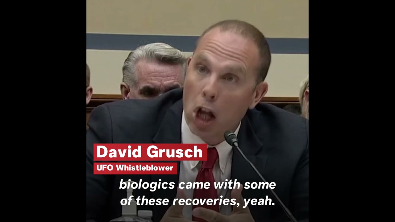 David Grusch Claims Government Found 'Nonhuman Biologics' On Crashed UFOs