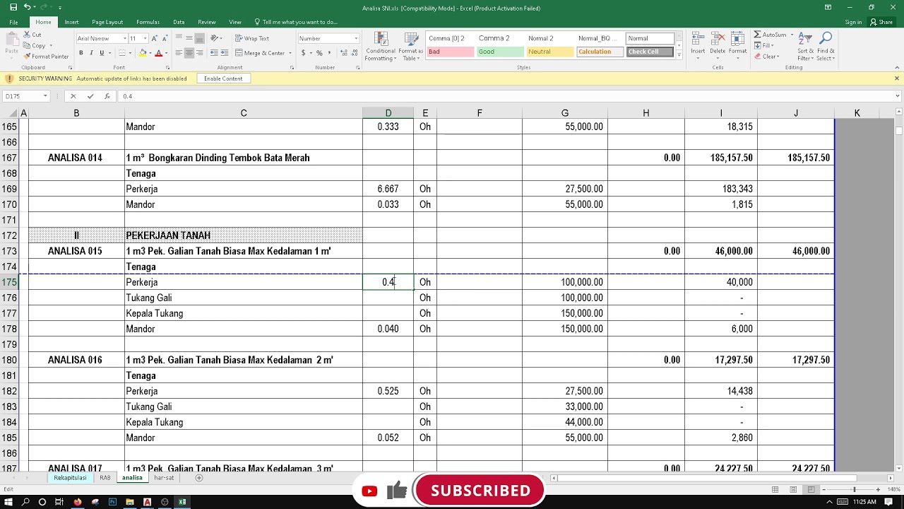 CARA MEMAHAMI RAB (Rencana Anggaran Biaya)!!!Gratis File di Deskripsi