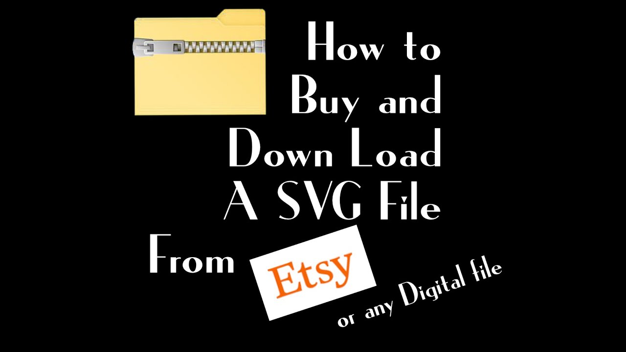 Etsy how to download and unzip a Svg file