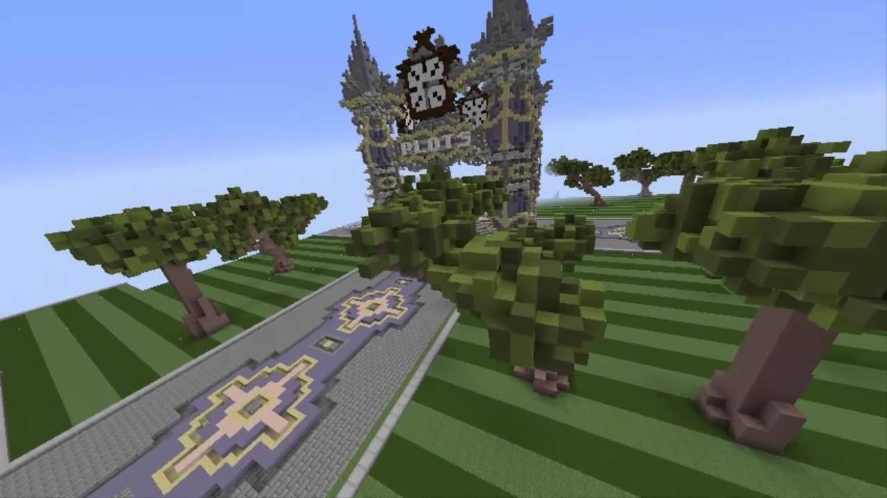 Minecraft build #5. Plotworld spawn - [Reupload]