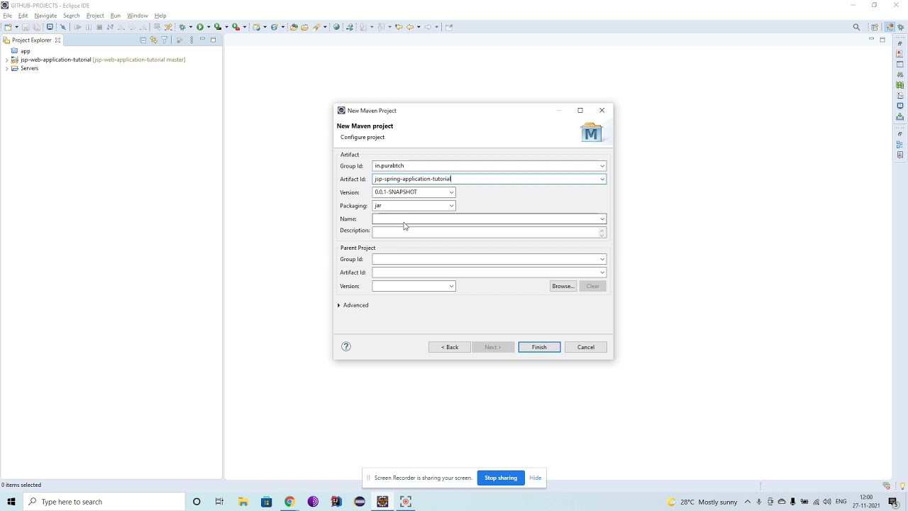 create simple java ee web project in eclipse