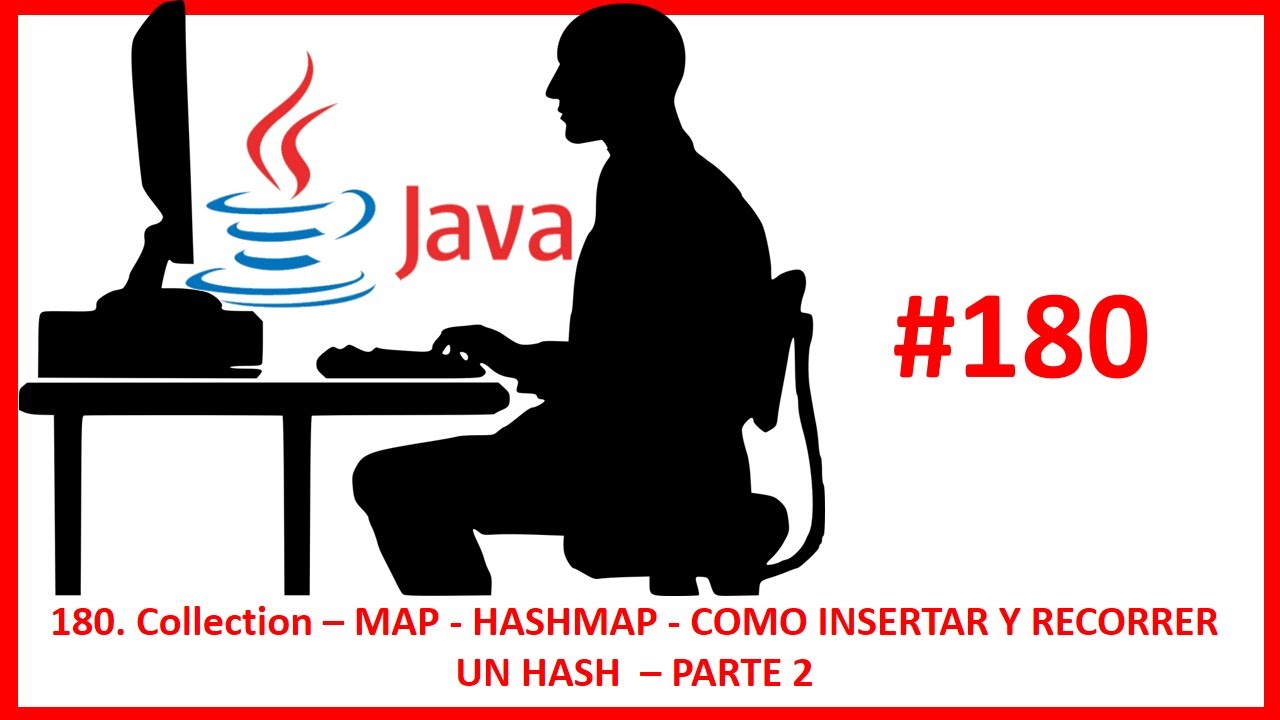 180  Collection – MAP   HASHMAP   COMO INSERTAR Y RECORRER UN HASHMAP  – PARTE 2