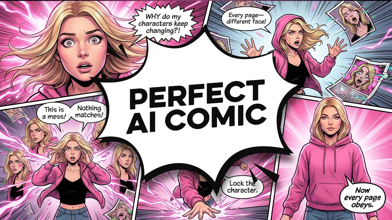 EXACTLY How to Create AI Comic Books with Consistent Characters