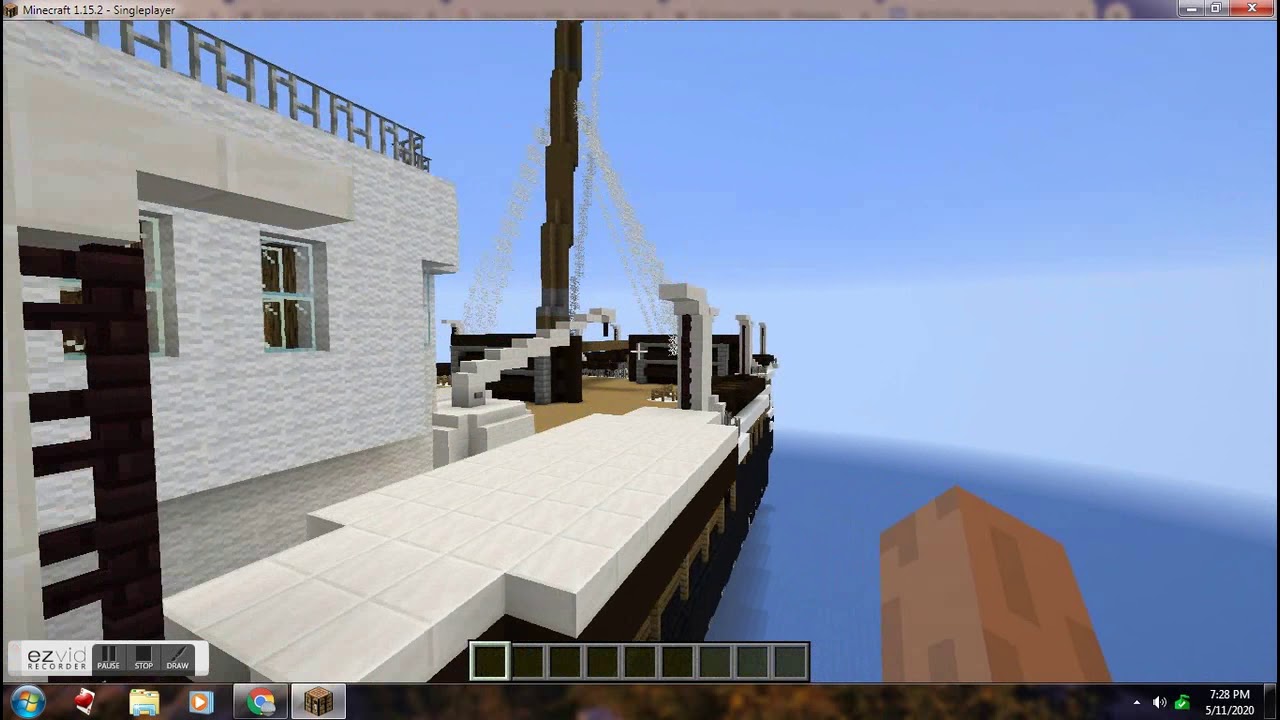 SS Imperator on 1913 on Minecraft