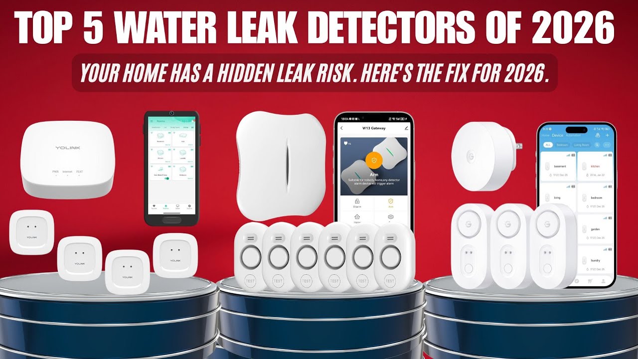 The 5 BEST Water Leak Detectors for Your Home (2026 Review) - STOP Flood Damage!