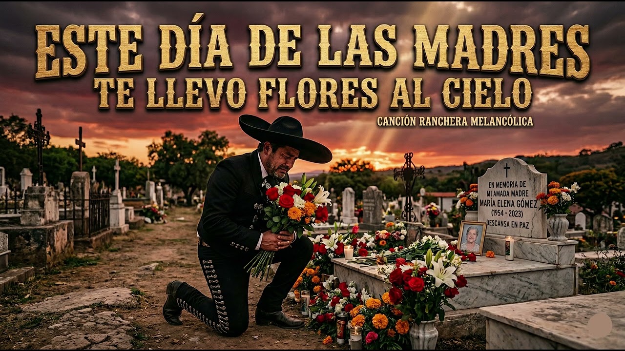 Este Día de las Madres te llevo flores al cielo 💔 Canción triste para mamá que ya no está