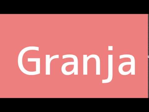 How to say Farm in Spanish