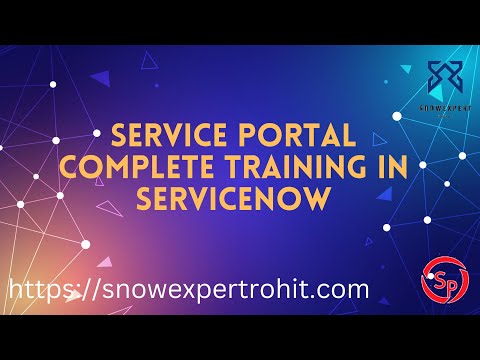 Service Portal Complete Training in ServiceNow