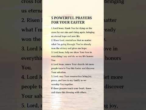 5 Powerful Prayers for Your Easter #prayer #prayday #easter #easter2025