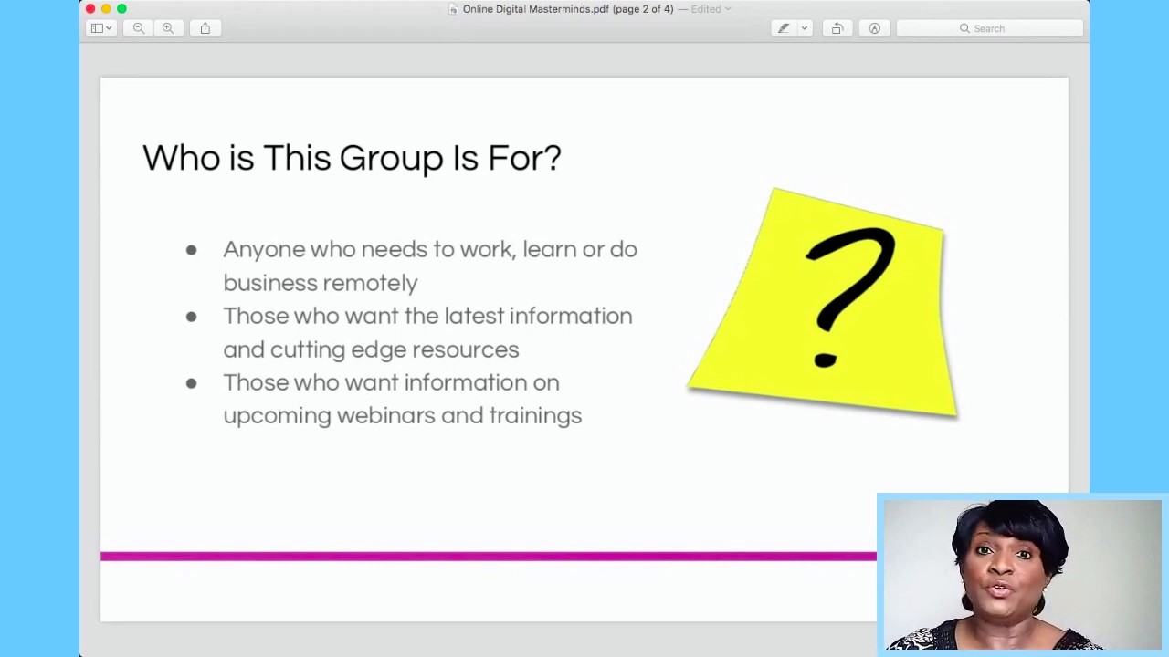 Online Digital Masterminds - Facebook Group