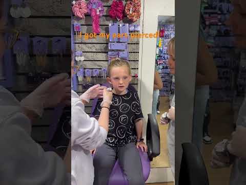 Ear piercing | 7 year old girl | Claireโs Accessories | UK