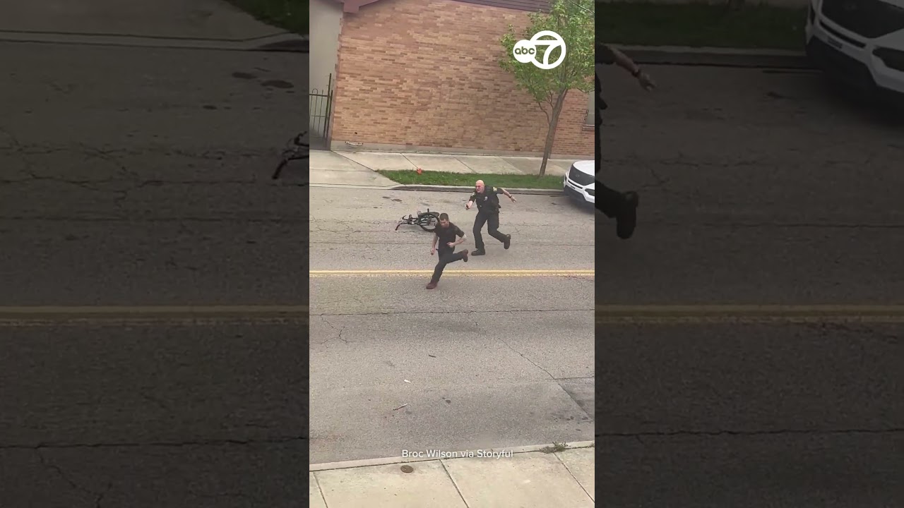 Man Escapes From Officer During 'Cat and Mouse' Struggle in Viral Video