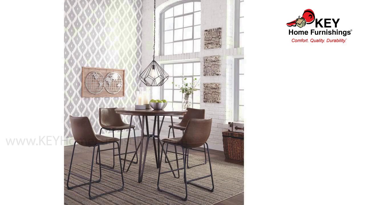 Ashley Centiar Counter Height Bar Stool D372-124 | KEY Home