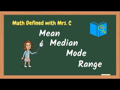 How to find a Mean Median Mode and Range|Measures of Center|Dot Plots|Math Defined