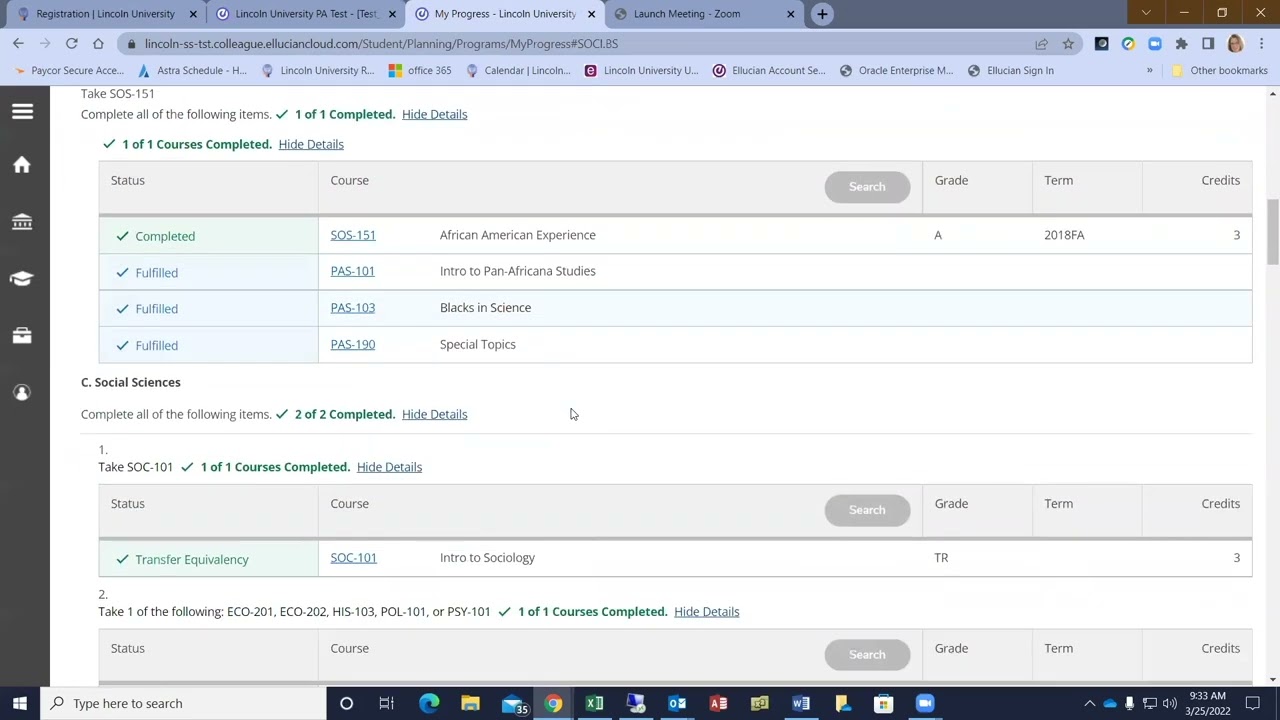 LU Self Service Student Registration