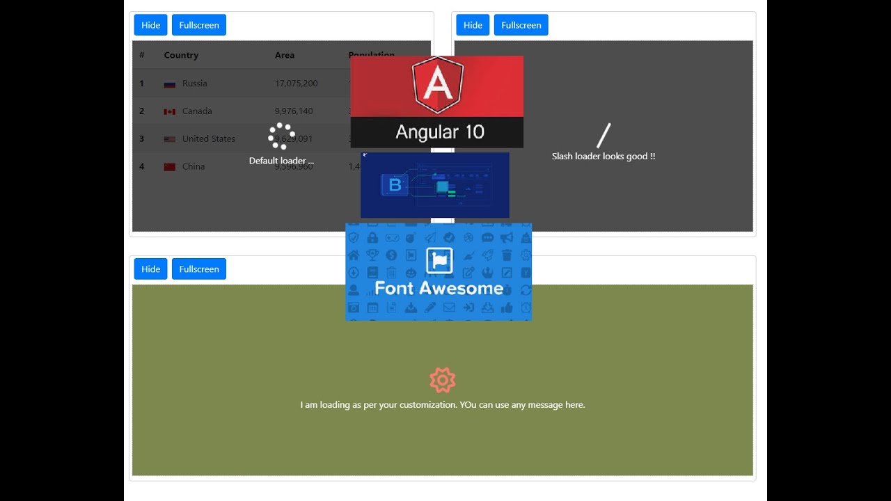 Angular create spinner component full tutorial