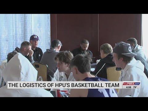 FOX8 gets behind the scenes look at how the High Point University basketball team works