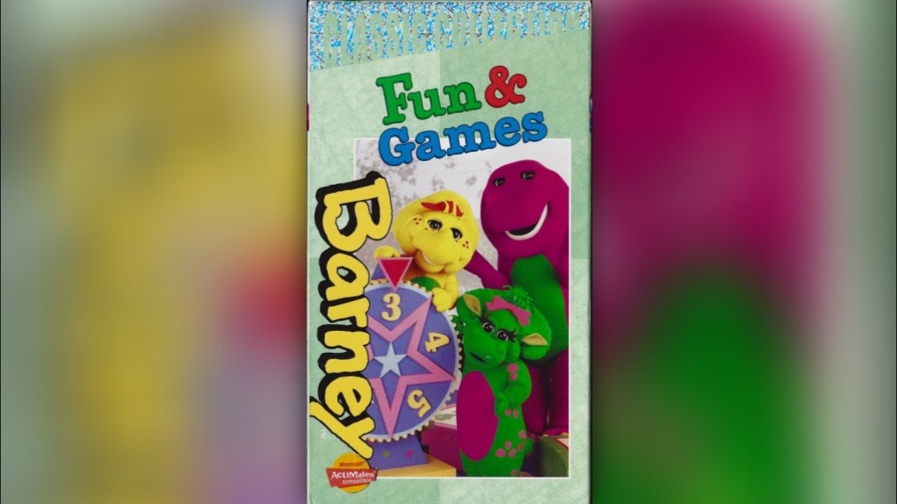 Barney’s Fun & Games [1996] - 2000 VHS Release