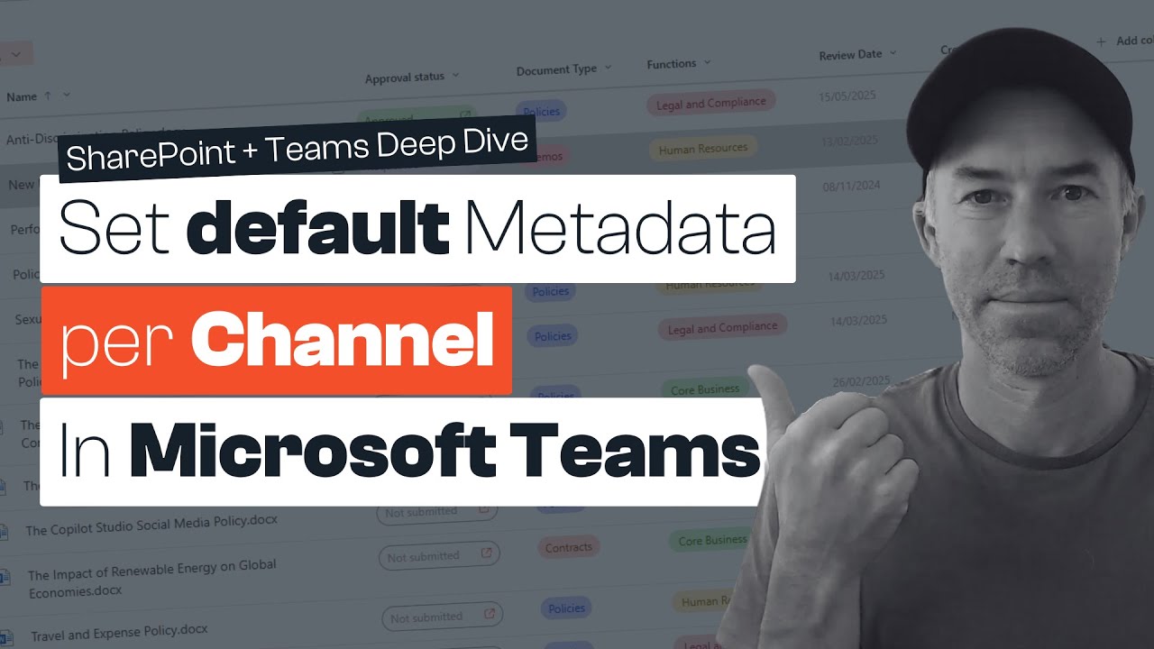 Microsoft Teams: Customize Channel Metadata fast