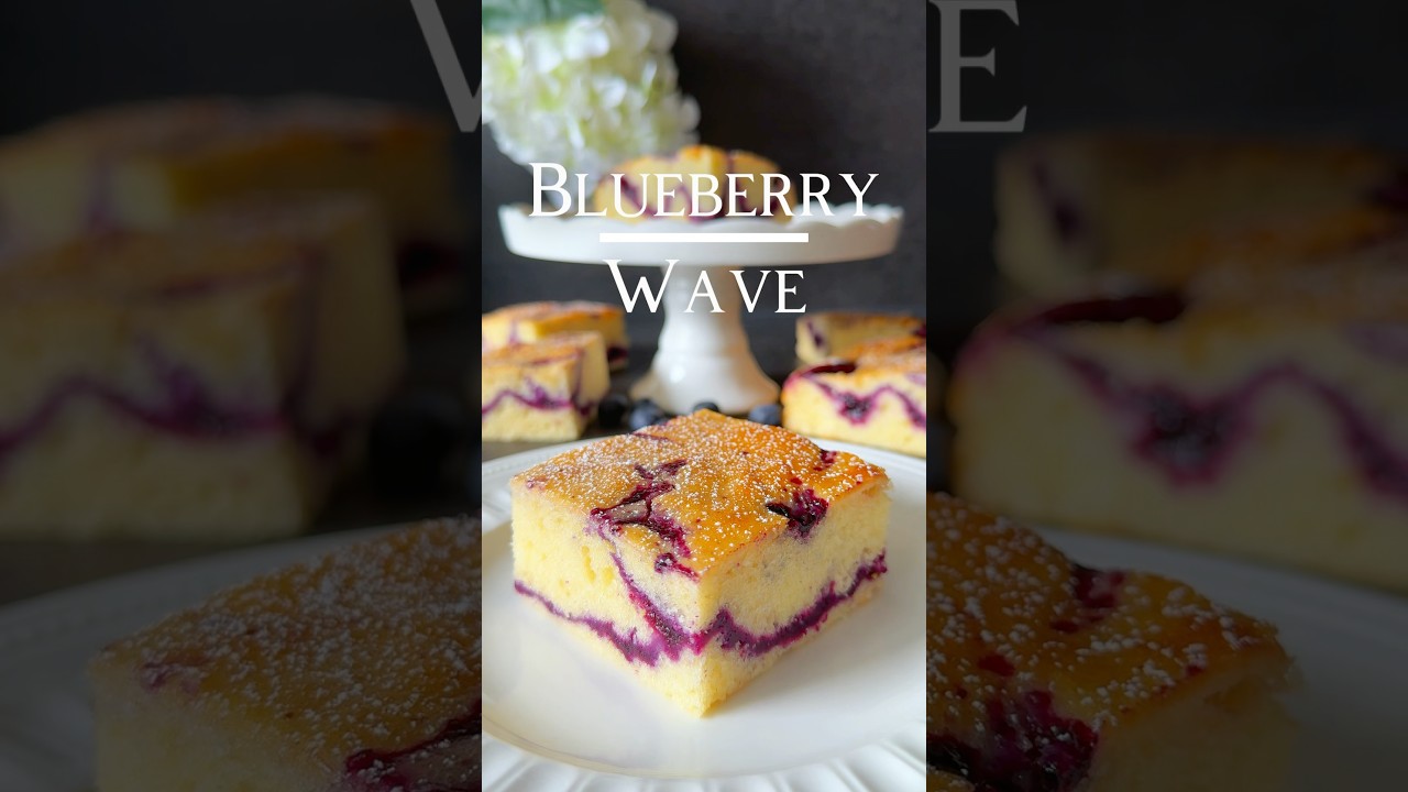 Blueberry Wave Recipe 🫐🤍 (in the Description) #blueberry #wave #recipe