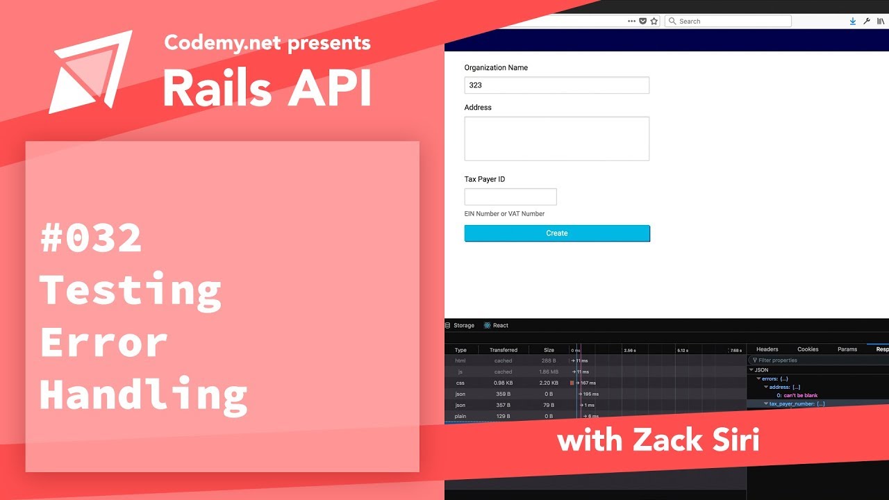 Rails API: Testing Error Handling - [032]