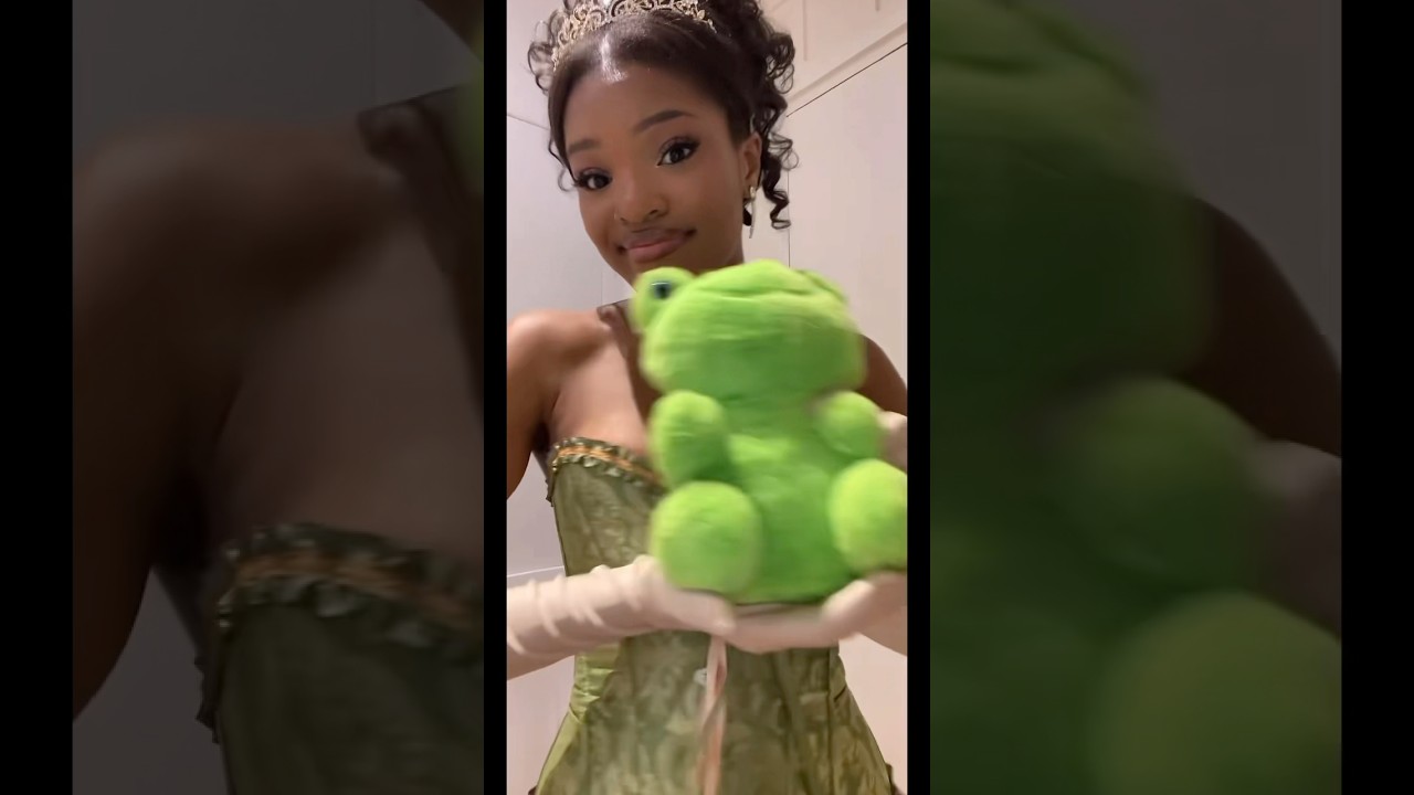 Disfraz de princesa Tiana👸🏾🐸💚 #disney #disfraz #halloween