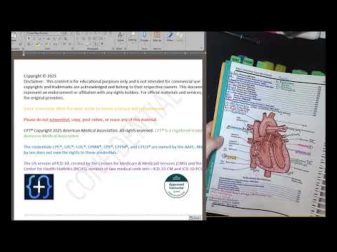 Cardiovascular Notes for Medical Coding Certification Exam Tips Hacks #cpcexam #medicalcoder