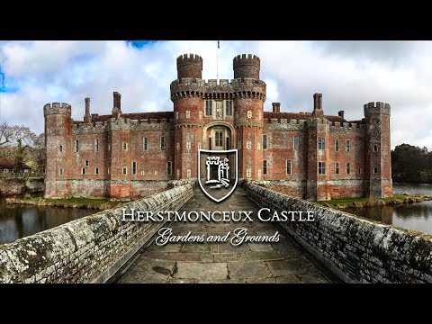 Herstmonceux Castle, England Drone Flight (4K)