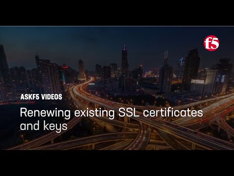 Renewing existing SSL certificates and keys