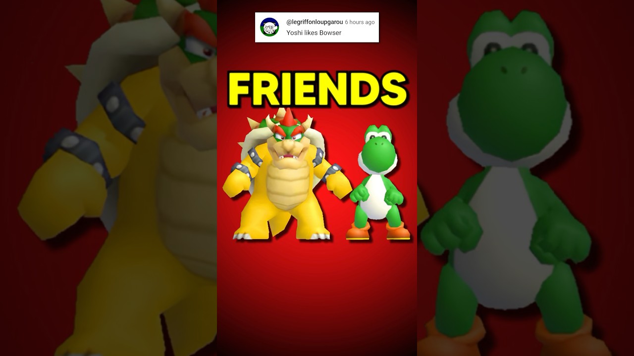 Bowser is Yoshi's DAD...