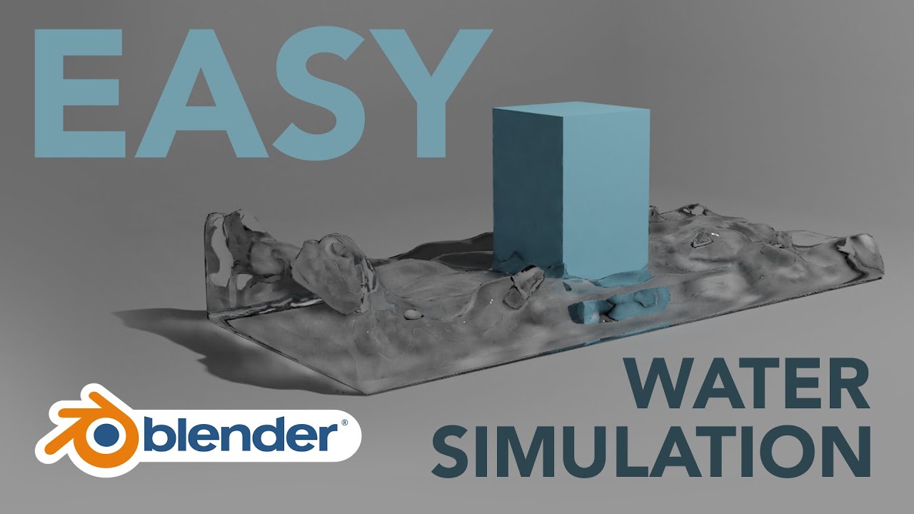 Making Your First Water Simulation in Blender 2.9 (Tutorial)