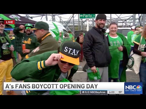 Boycott yields smallest A's Opening Crowd in Oakland History (NBC Bay Area)