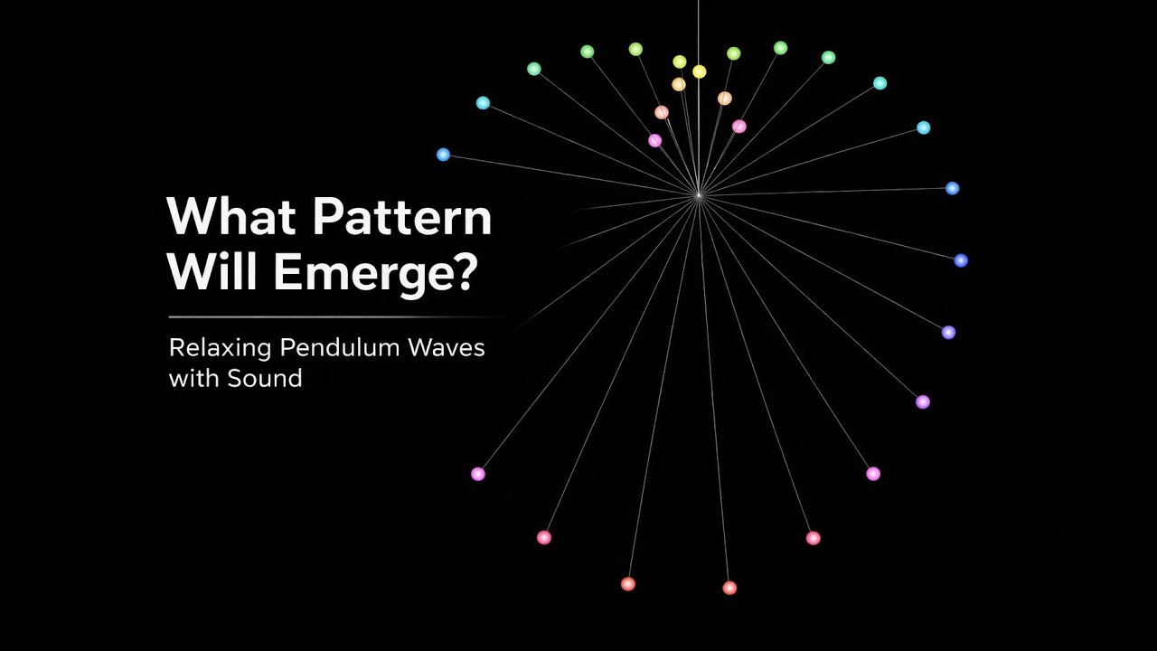Simple Rules, Complex Patterns | Pendulum Waves with Sound